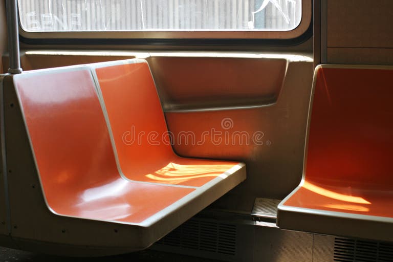 Subway seats stock photo. Image of subway, sunlit, city - 1175114