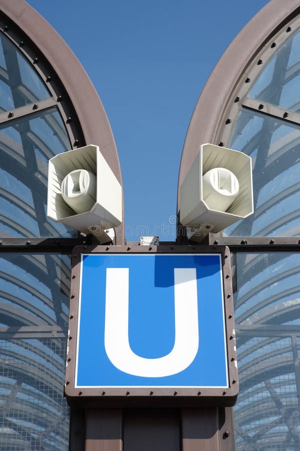 Blue subway station stock image. Image of angle, beat - 1669383