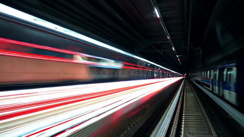 Subway Speed Blur stock footage. Video of subway, futuristic - 376866850