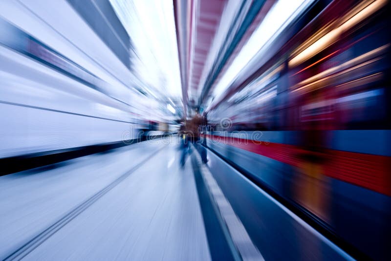 Subway speeding by stock photo. Image of ride, catch, riders - 5754996