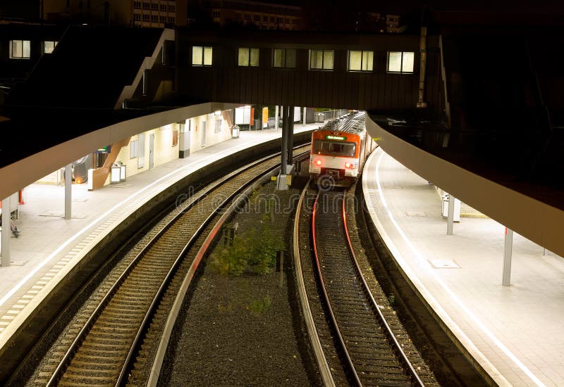 Subway station stock photo. Image of rails, tracks, transportation ...