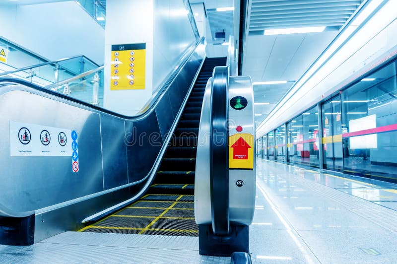 Interior of Modern Building Stock Photo - Image of panorama, hallway ...