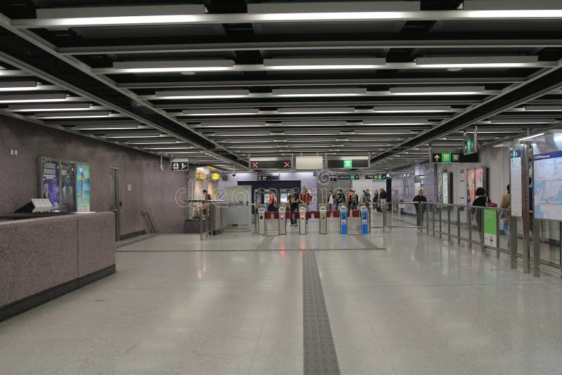 Mtr Platform Lohas Park Station Hong Kong Stock Photos - Free & Royalty ...