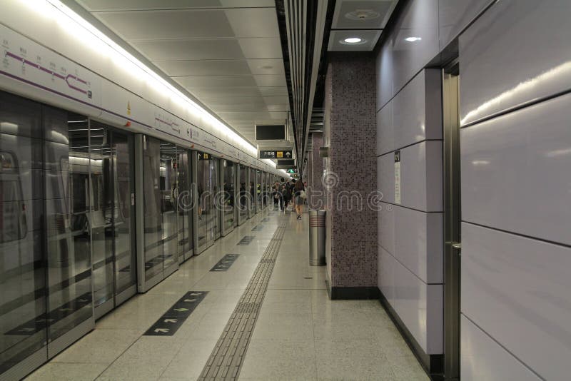 Mtr Platform Lohas Park Station Hong Kong Stock Photos - Free & Royalty ...