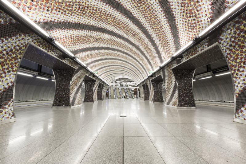 Subway station interior stock image. Image of transit - 42058671