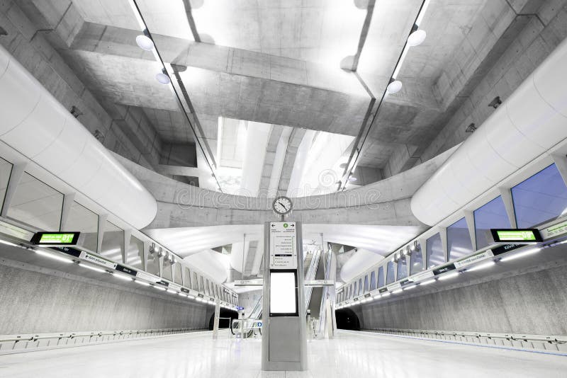 Subway station interior stock photo. Image of modern - 41512946