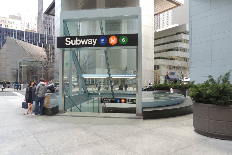 New York City Subway Station Editorial Stock Image - Image of avenue ...
