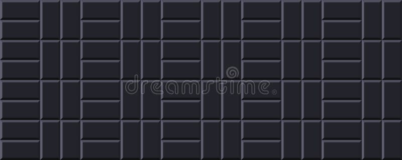 Subway Tile Seamless Pattern. Vector Abstract Background with Geometric ...