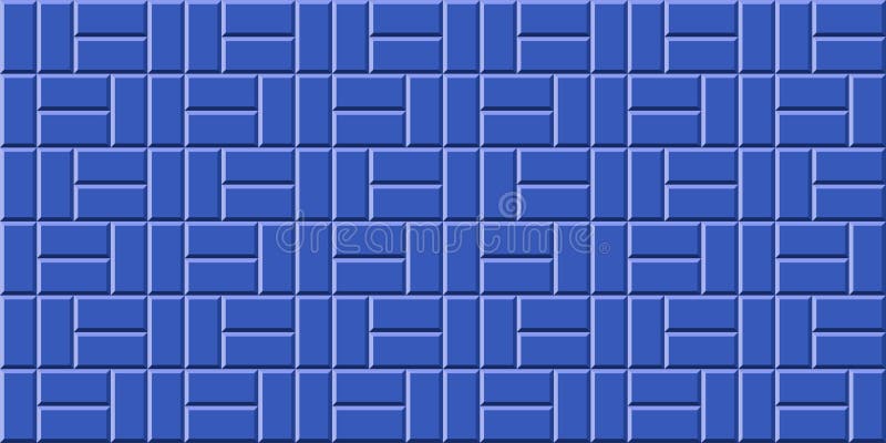 Subway Tile Seamless Pattern. Vector Abstract Background with Geometric ...