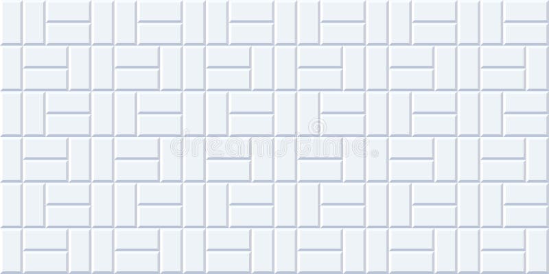 Subway Tile Seamless Pattern. Vector Abstract Background with Geometric ...