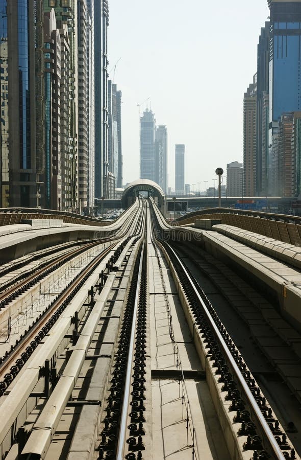 Subway tracks stock image. Image of outdoor, commute - 173009519