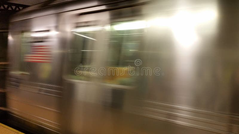 Subway New York blur view stock photo. Image of train - 141208004