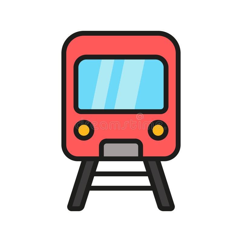 Subway Train Icon Vector Design Templates Simple and Modern Stock ...