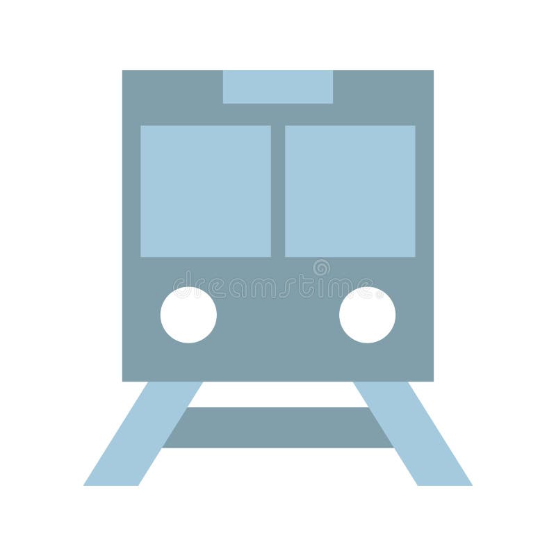 Subway Train Isolated Icon Design Stock Illustration - Illustration of ...