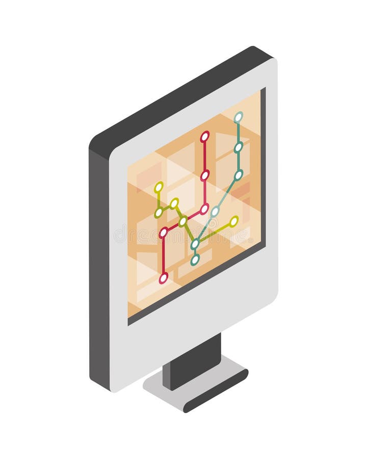 Subway train map stock illustration. Illustration of isolated - 242886447