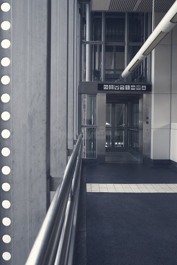 Subway Train Station Modern Style Interior Design Stock Image - Image ...