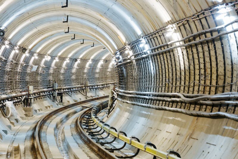 Subway tunnel stock photo. Image of infrastructure, city - 65279754