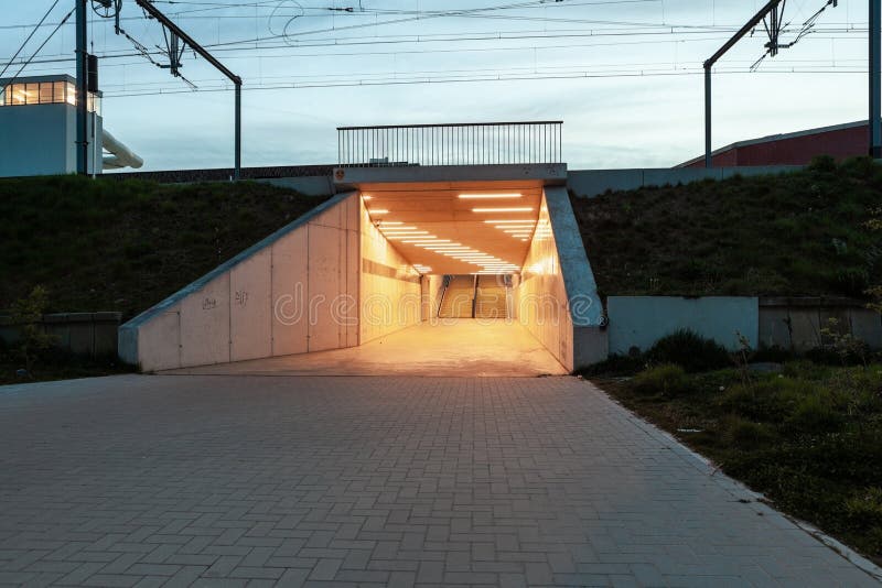An Subway underpass stock image. Image of corridor, passage - 261397635