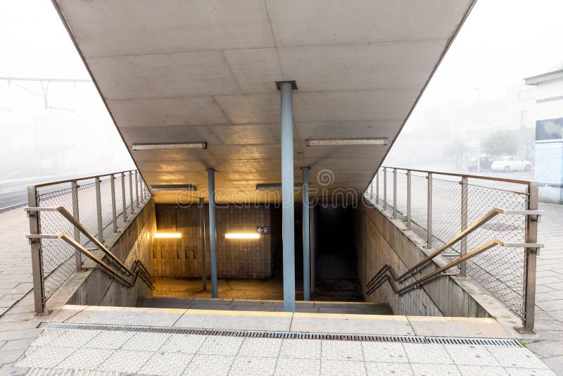 Subway underpass stock photo. Image of subway, entrance - 44488772