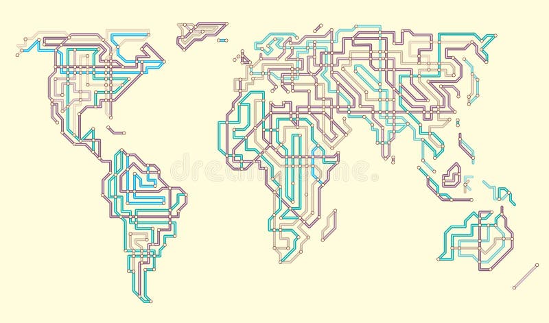 Subway world stock vector. Illustration of travel, design - 16111749