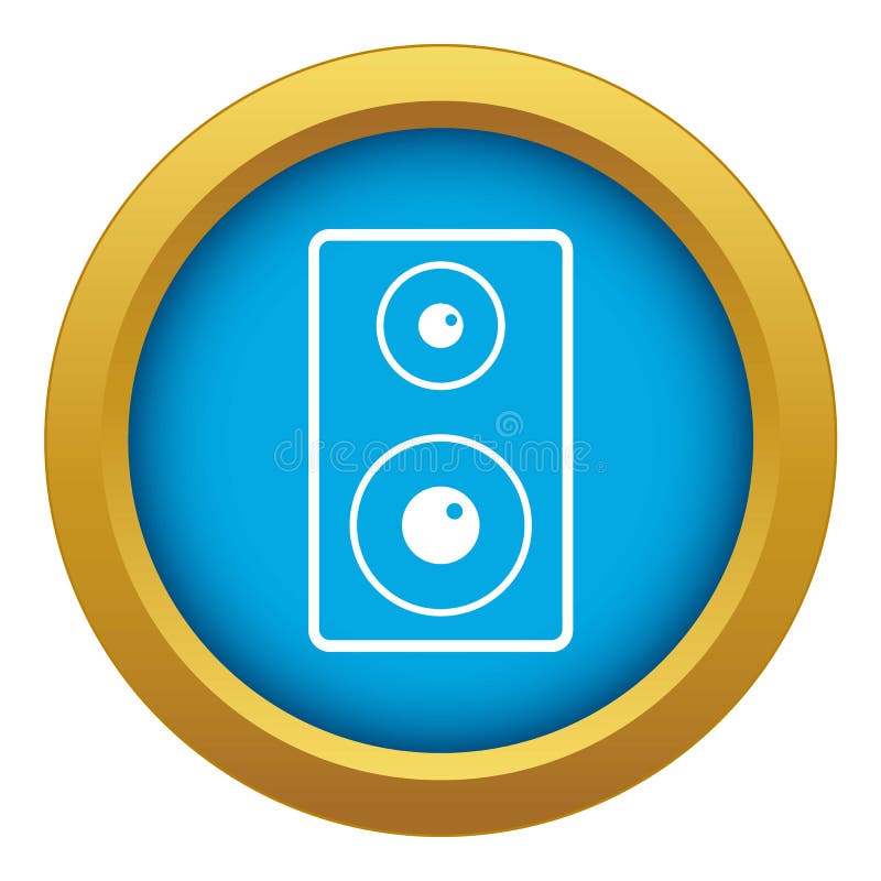 Subwoofer icon digital red stock vector. Illustration of loud - 99394659