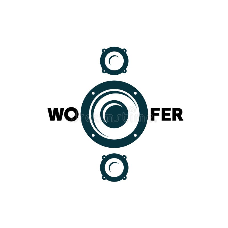 Subwoofer Logo Stock Illustrations – 498 Subwoofer Logo Stock ...