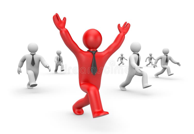 Jubilation people stock vector. Illustration of satisfied - 10760973