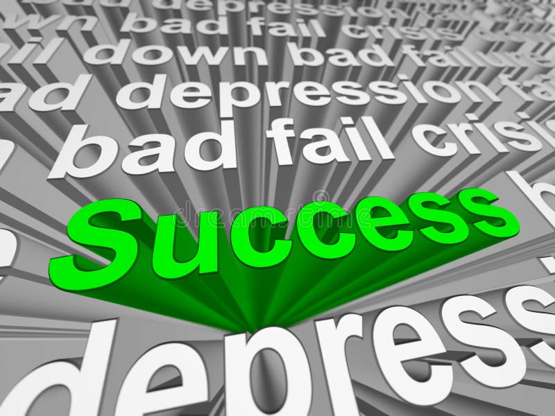 Success stock illustration. Illustration of three, shape - 15668703