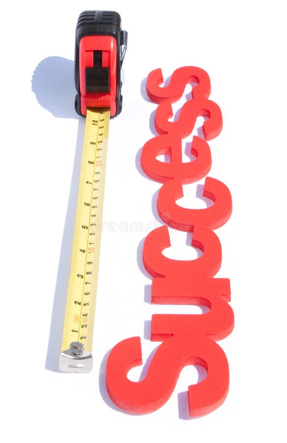 Measure of Success stock photo. Image of metaphor, yellow - 261386