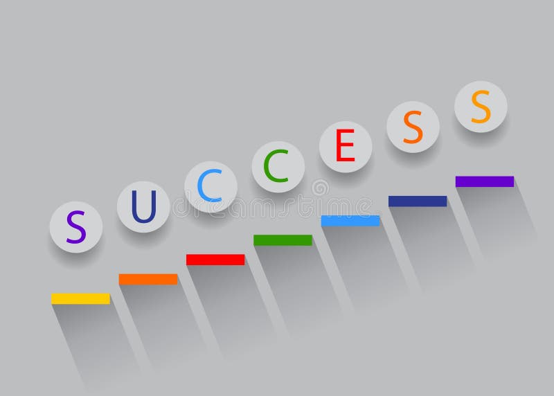 Success stock vector. Illustration of banner, card, ascent - 50368773