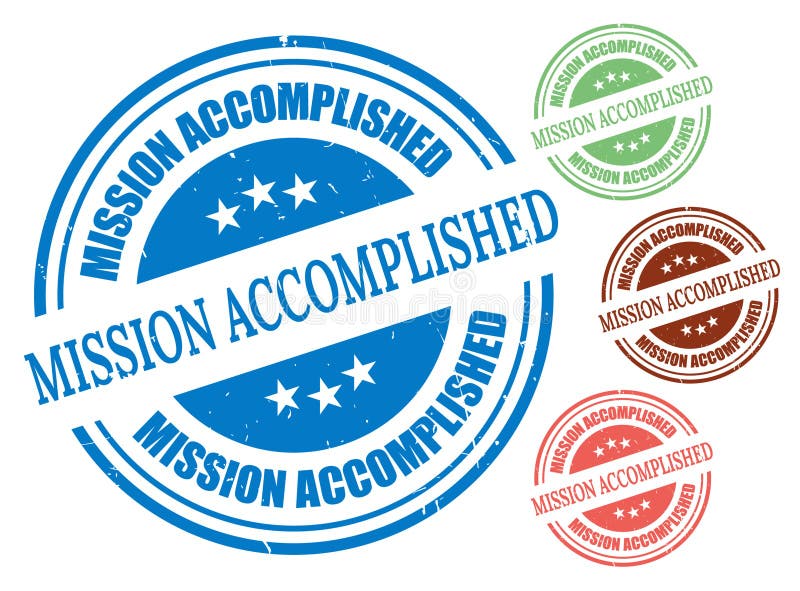 Success Achieved Stamp Vector Set, Mission Accomplished Label ...