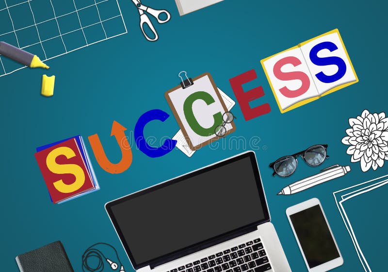 Success Achievement Improvement Progress Result Concept Stock ...