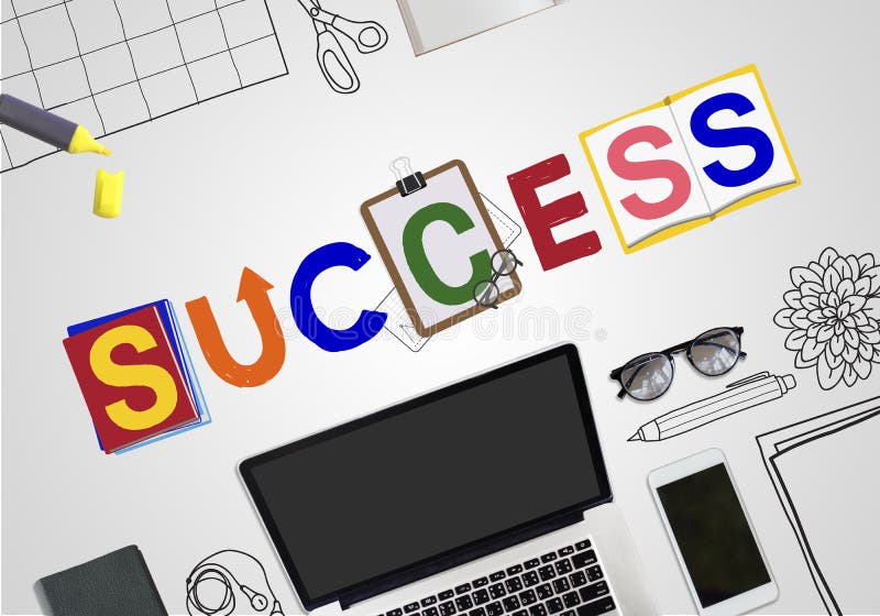Success Achievement Improvement Progress Result Concept Stock ...