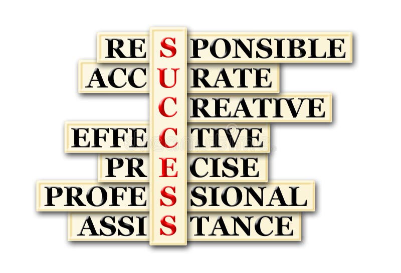 Success stock illustration. Illustration of block, concept - 41873085