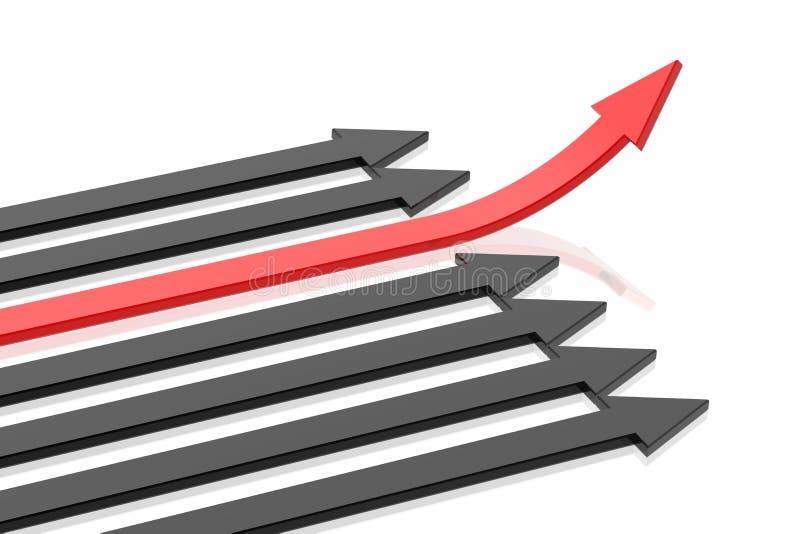 Arrows stock illustration. Illustration of achieve, directional - 19185366