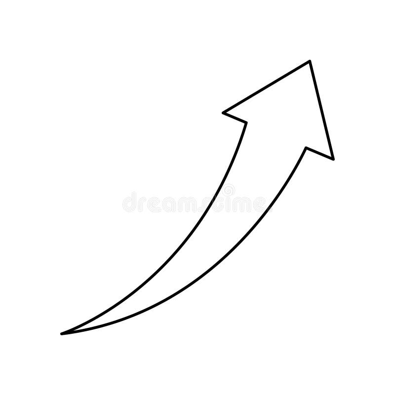 Success arrow up stock illustration. Illustration of presentation ...