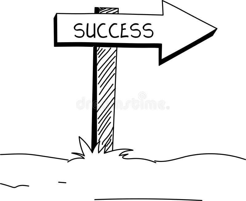 Success Arrow Vector Illustration Stock Vector - Illustration of ...