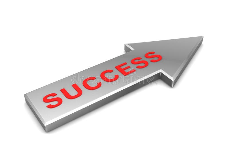 Success arrow stock illustration. Illustration of multiple - 55166324