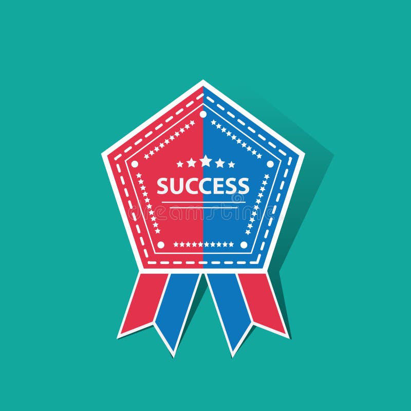 Success Badge. Vector Illustration Decorative Design Stock Vector ...