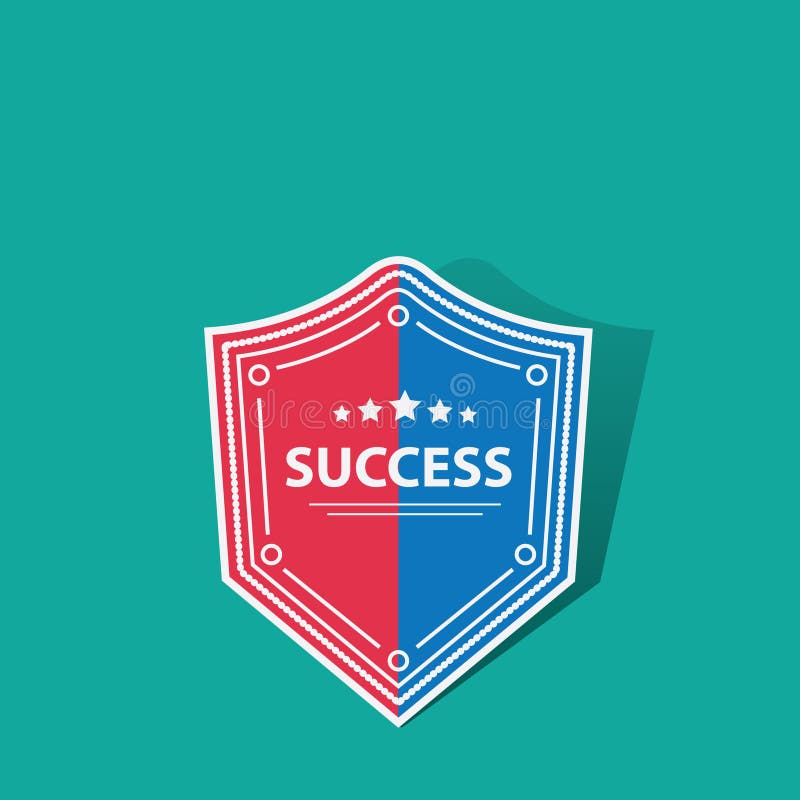 Success Badge. Vector Illustration Decorative Design Stock Vector ...