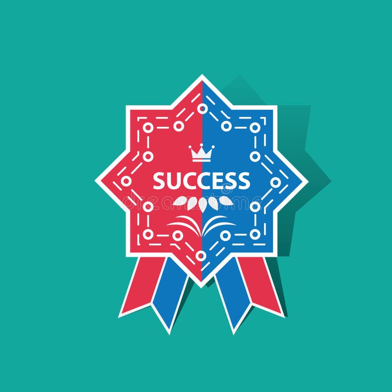 Success Badge. Vector Illustration Decorative Design Stock Vector ...