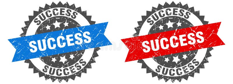 Success Band Sign. Success Grunge Stamp Set Stock Vector - Illustration ...