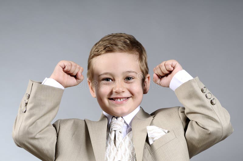 Success boy stock photo. Image of coat, childhood, attitude - 9817640