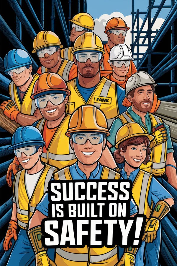 Workplace Safety Commitment Cartoons Promoting Workplace Safety