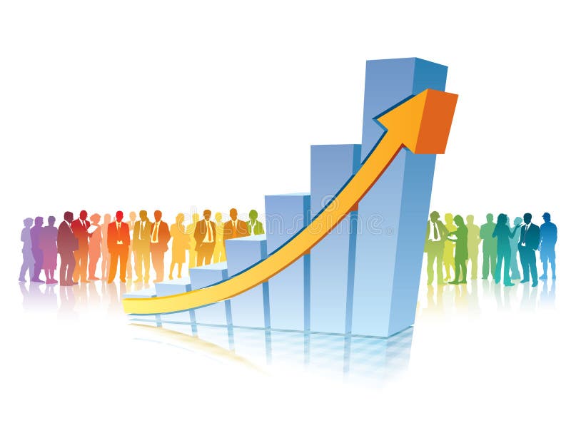 Success in business stock vector. Illustration of corporate - 46142401