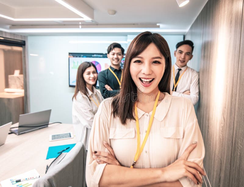 Success Business Team in Conference Room Stock Image - Image of ...