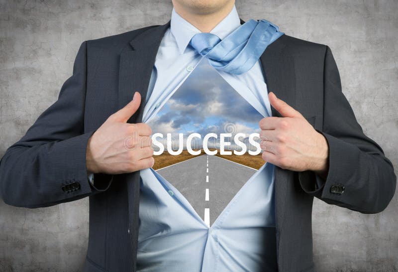 Success stock image. Image of caucasian, businessman - 49173259