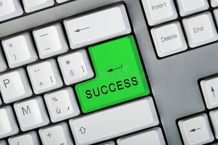 Success button stock photo. Image of keyboard, success - 3355554