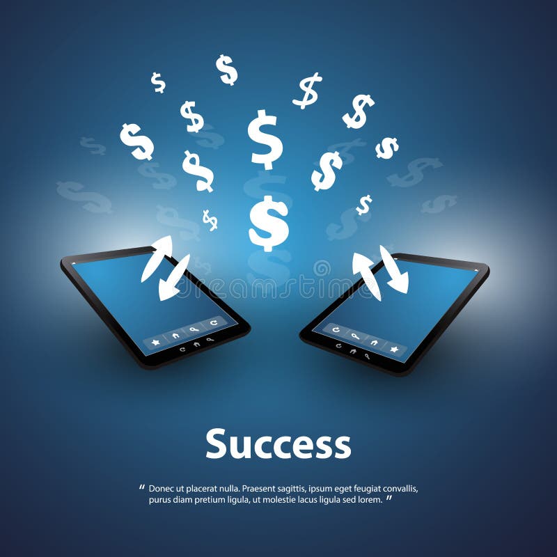 Success - Graphic Design Concept Stock Vector - Illustration of ...
