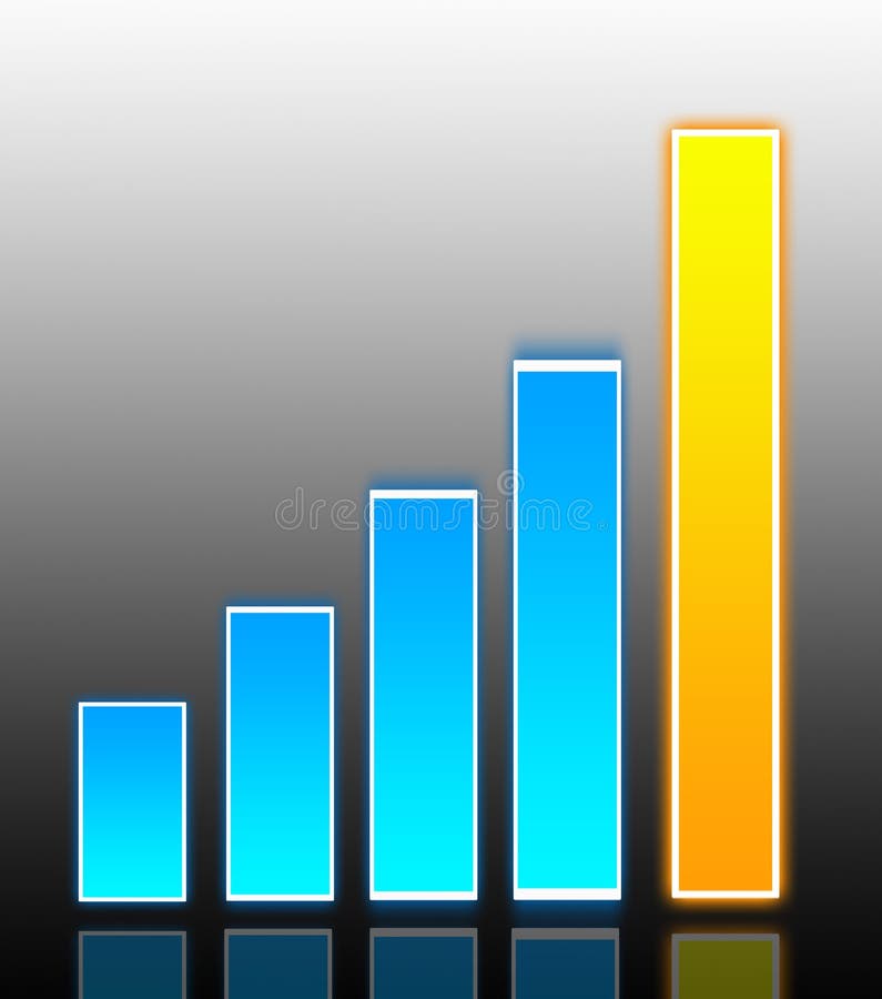 Success chart stock illustration. Illustration of improvement - 6490829